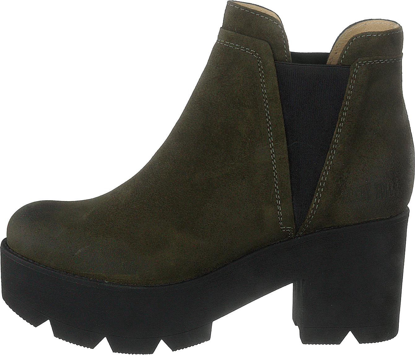 mid platform boot grøn – Footway.com