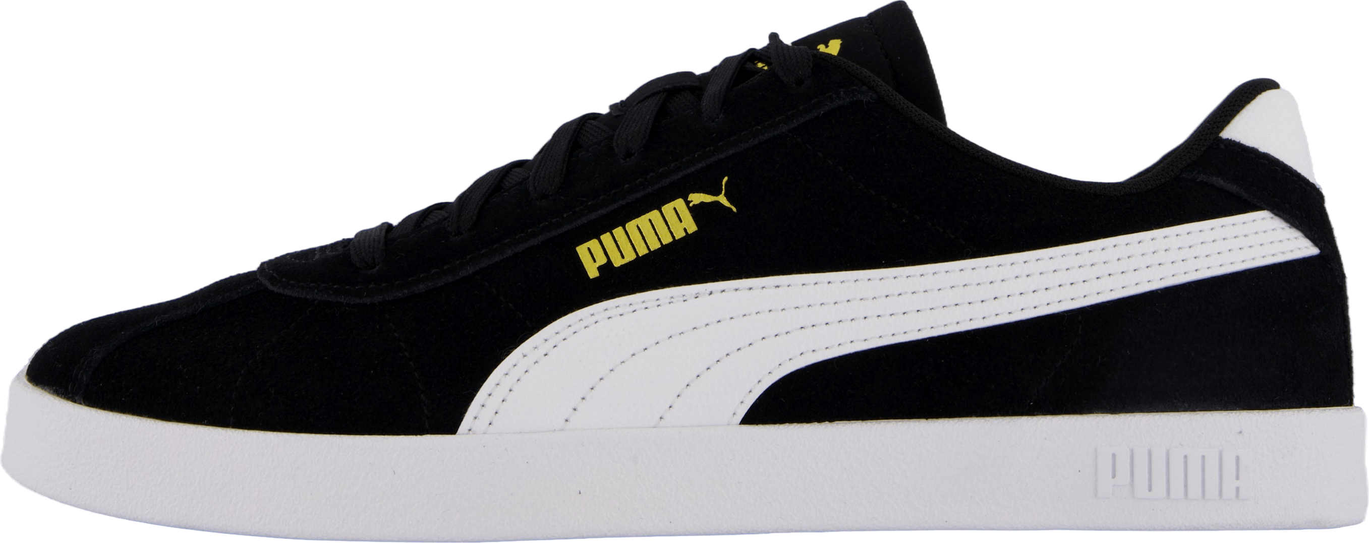 puma club ii puma svart-puma vit-puma gul – Footway.com